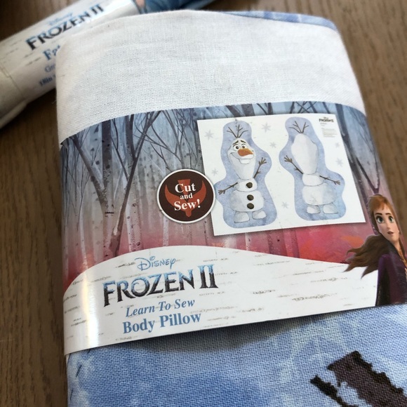 Disney | Other | Frozen 2 Body Pillow Fat Quarter Elsa Anna | Poshmark